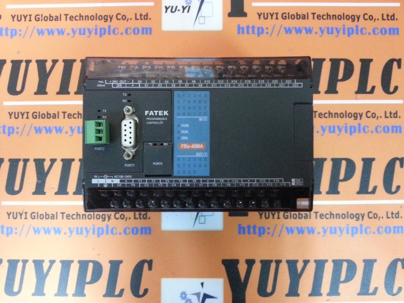 FATEK FBS-40MA PROGRAMABLE CONTROLLER - PLC DCS SERVO Control MOTOR POWER SUPPLY IPC ROBOT